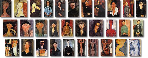 Amedeo Modigliani - reproduction de tableaux - reproduction de peinture ...